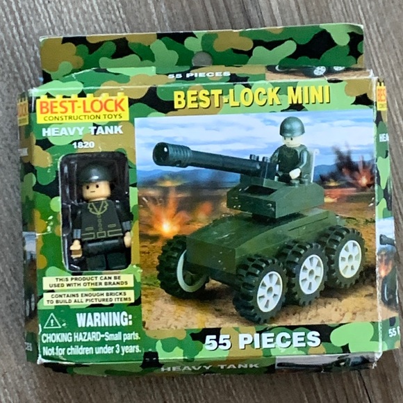 Toys | Heavy Tank Best Lock Mini Construction Toys 182 55 Pieces New ...